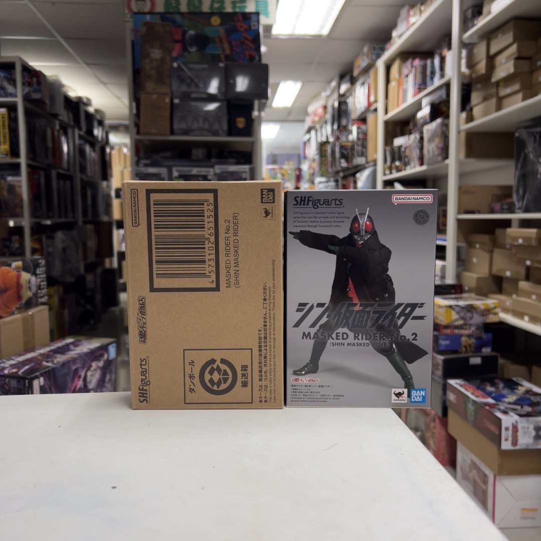done [放得高搵鬍鬚] 不二不議 SHF Shin Masked Rider 2 新 真幪面超人 2號, 興趣及遊戲, 玩具 & 遊戲類 ...