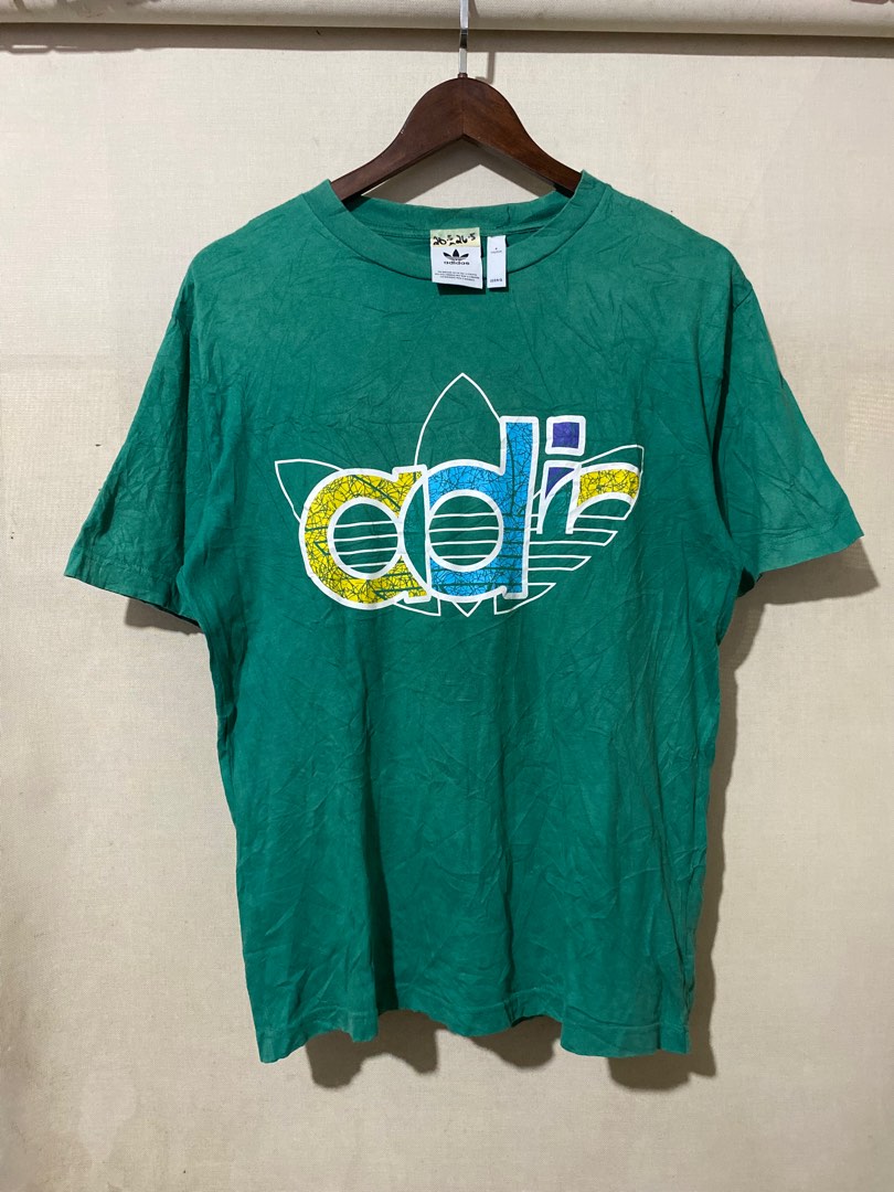 Adidas script trefoil, Men's Fashion, Tops & Sets, Tshirts & Polo ...