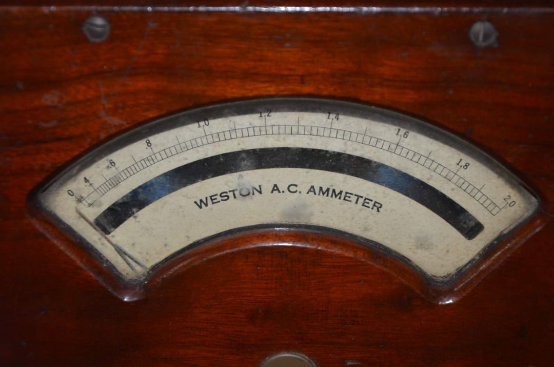 Antique Weston USA Ammeter (serial 716), Hobbies & Toys, Collectibles ...
