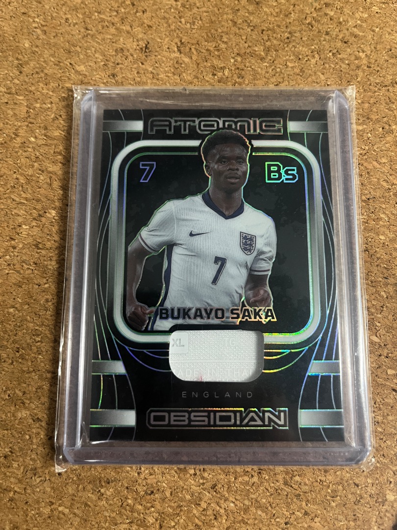 Bukayo saka /5 panini patch! Crazy patch! #/5 extremely good condition ...