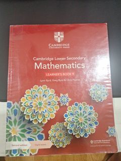 NEW Cambridge Lower Secondary Mathematics Learner's Stage 8 Book with Digital Acces (1 Year ...