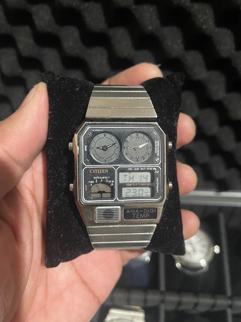 Citizen Ana Digi Temp watch, Men's Fashion, Watches & Accessories ...