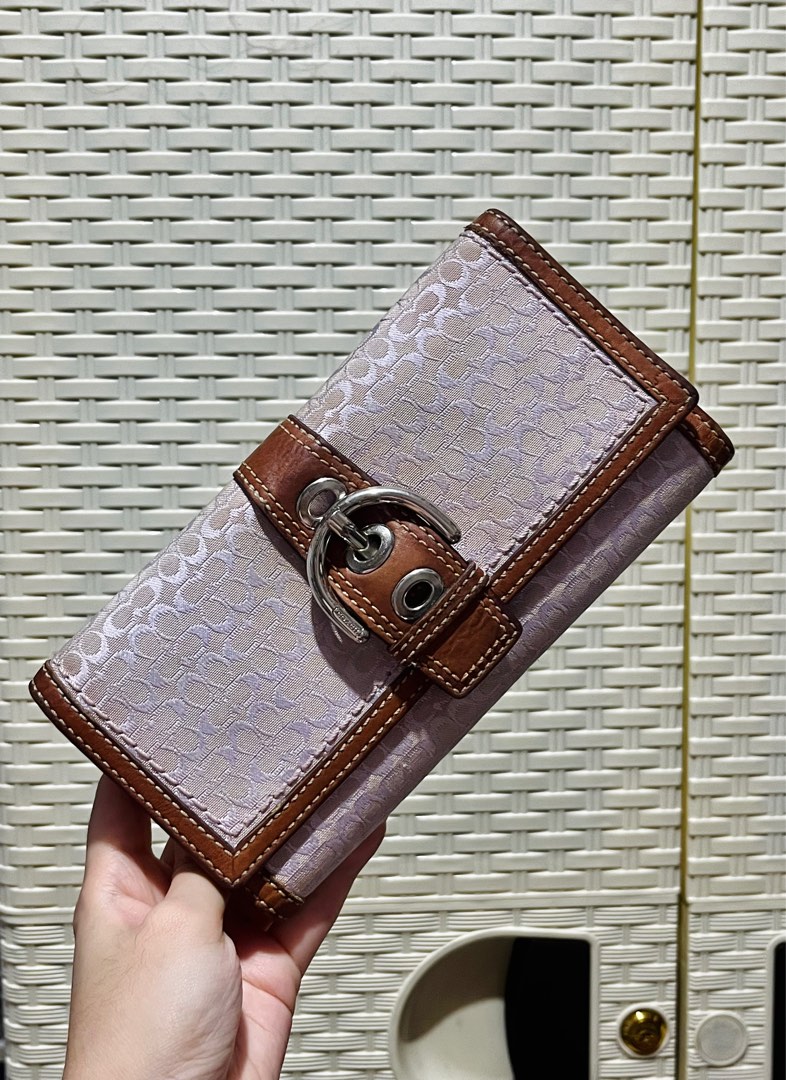 Coach Rare Soho Lavender Lilac Long Wallet, Luxury, Bags & Wallets on ...