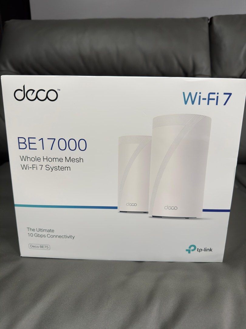 Deco BE75 BE17000 Tri-Band Whole Home Mesh WiFi 7 System, Computers ...