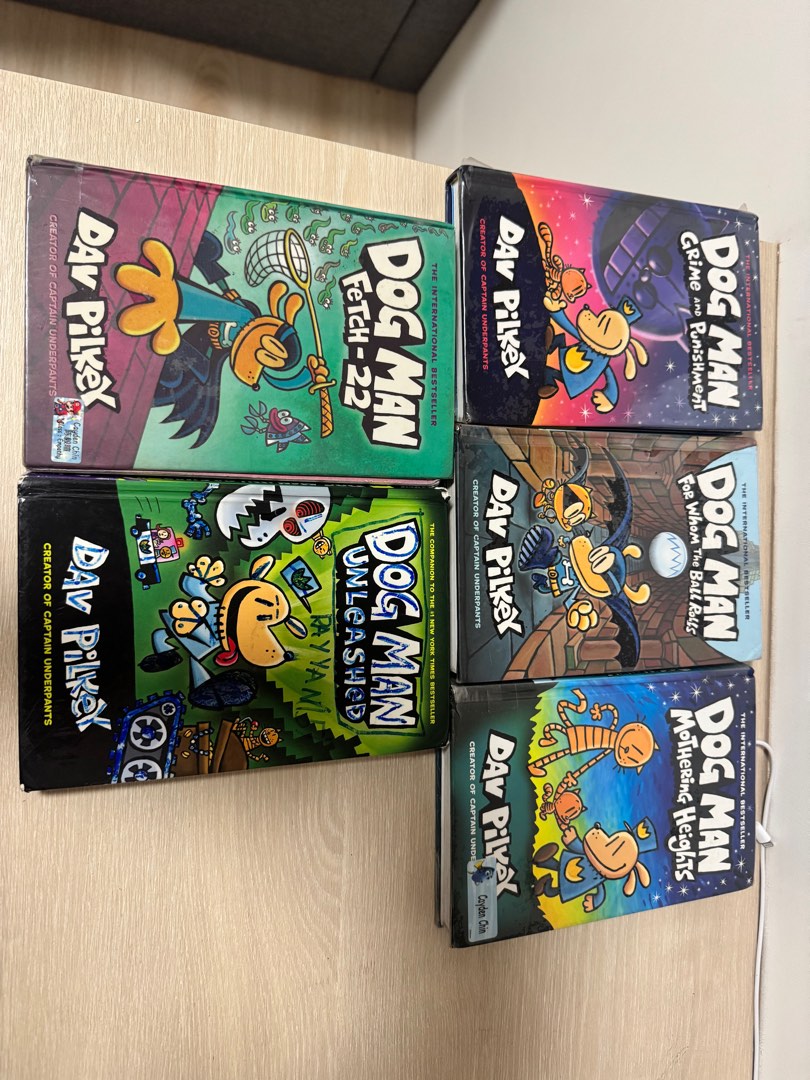 Dog Man Book Series by Dav Pilkey, Hobbies & Toys, Books & Magazines ...