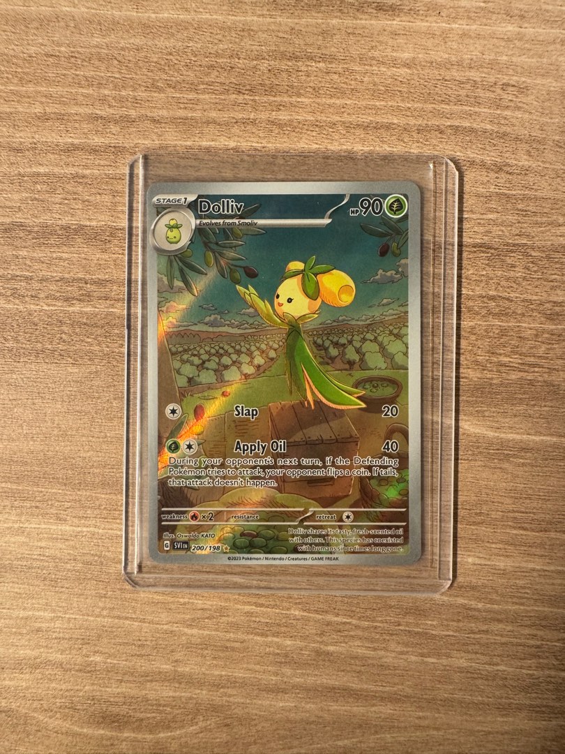 Dolliv Illustration Rare IR Scarlet Violet Pokemon TCG Card, Hobbies ...