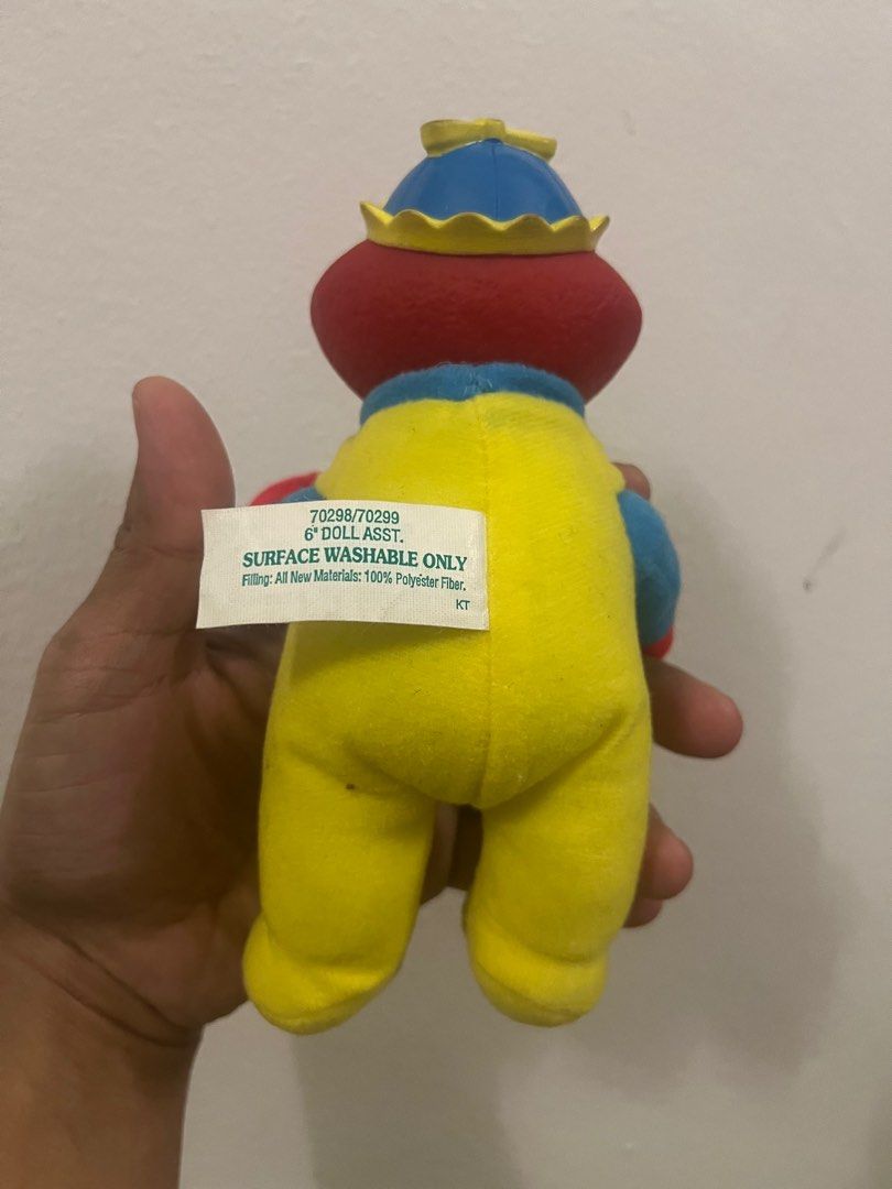 ELMO Sesame Street Plush Body Rubber Head Jim Henson 1996, Hobbies ...