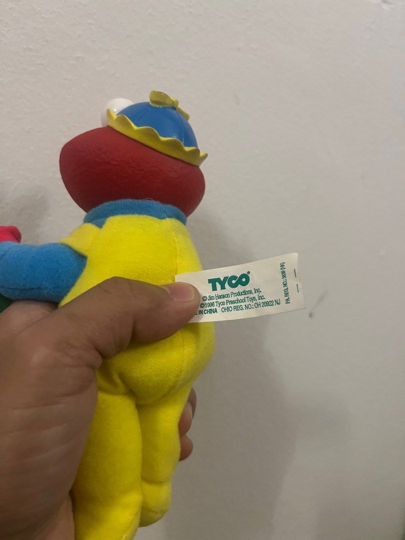 ELMO Sesame Street Plush Body Rubber Head Jim Henson 1996, Hobbies ...