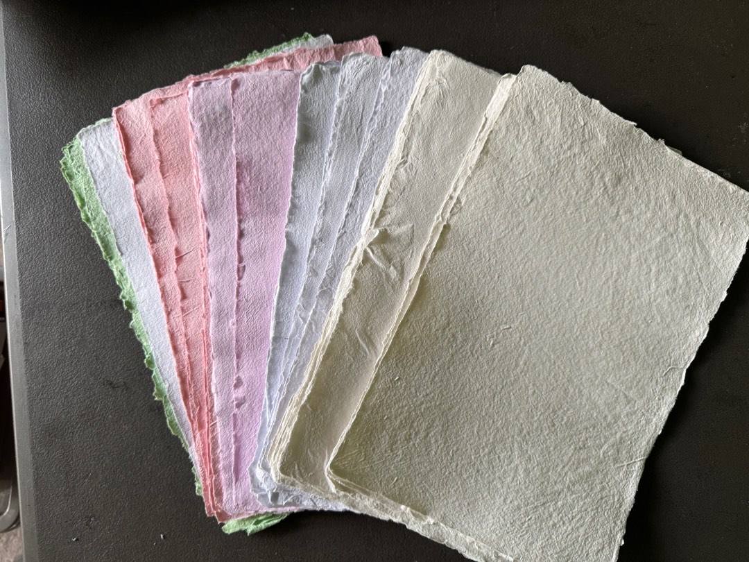 Handmade paper, size A4, thin, printable, Hobbies & Toys, Stationary ...