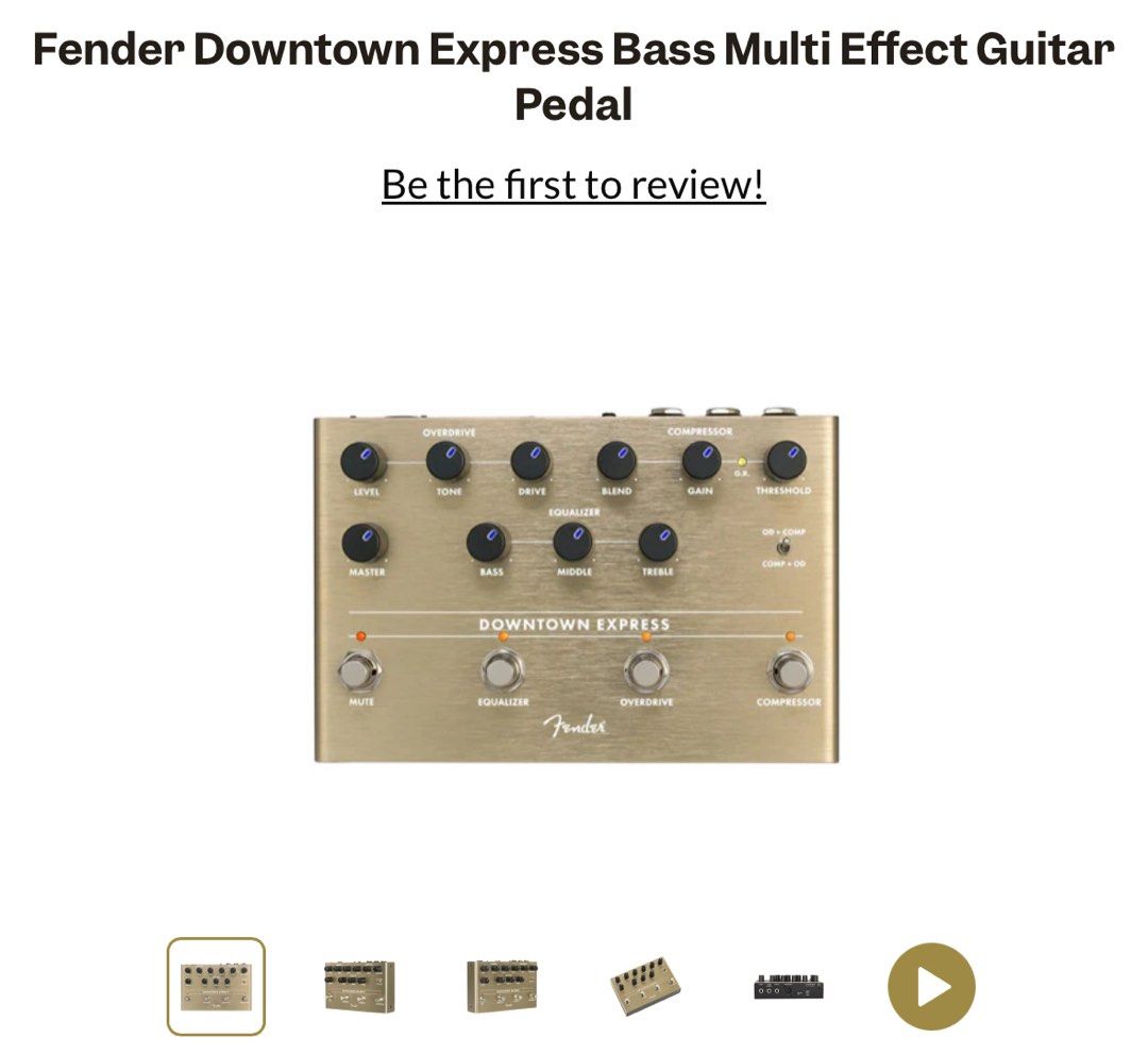 Hotone MP-500R Ampero Mini Multi-effects Pedal, Hobbies & Toys, Music ...