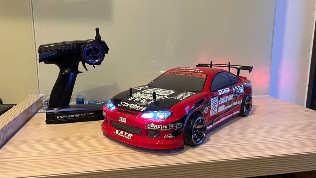 HSP FLYING FISH DRIFT SILVIA S15, Hobbies & Toys, Toys & Games on Carousell