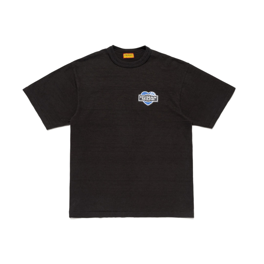Human made chest logo heart tee summer 2025 kaws (DIRECT FROM HUMAN ...