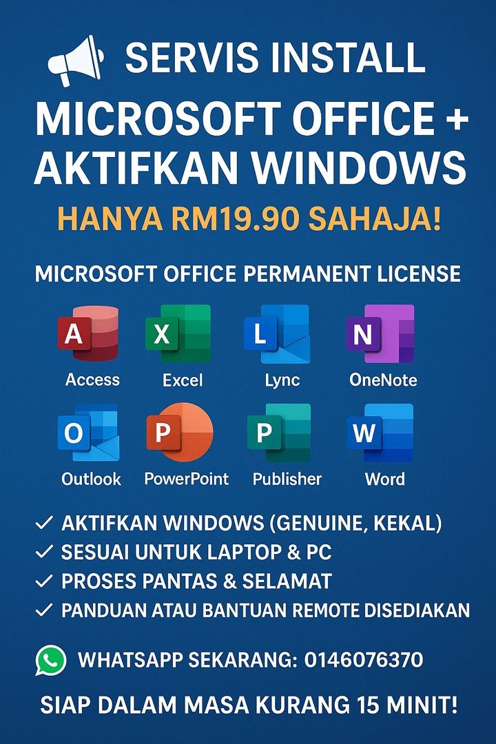 Install Ms Office Dan Window, Computers & Tech, Office & Business Technology on Carousell