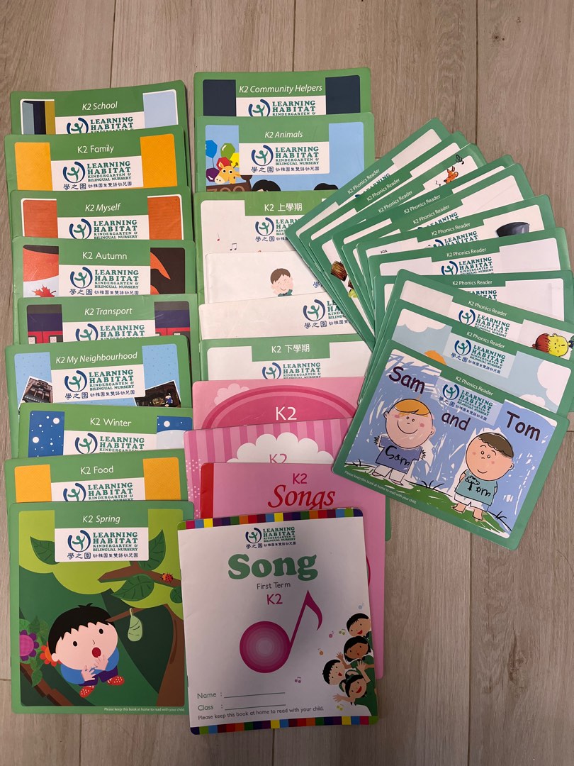 Learning Habitat K2 Books Set LH學之園, 興趣及遊戲, 書本 & 文具, 教科書 - Carousell