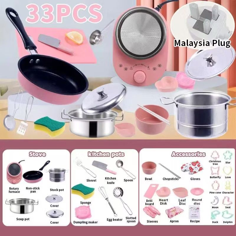 💐Mini Kitchen Set Children Real Cooking Set💐, Hobbies & Toys, Toys ...