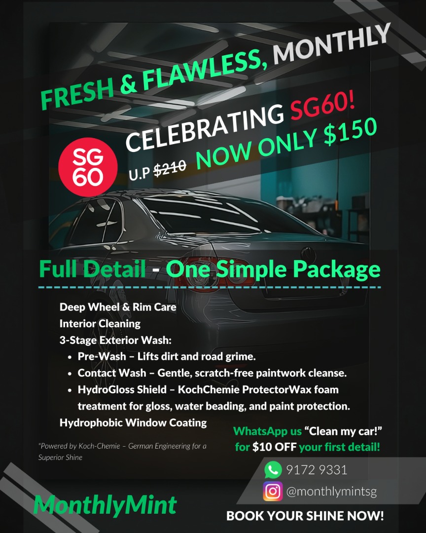 Monthly Premium Mobile Detailing Service, Car Accessories, Car ...