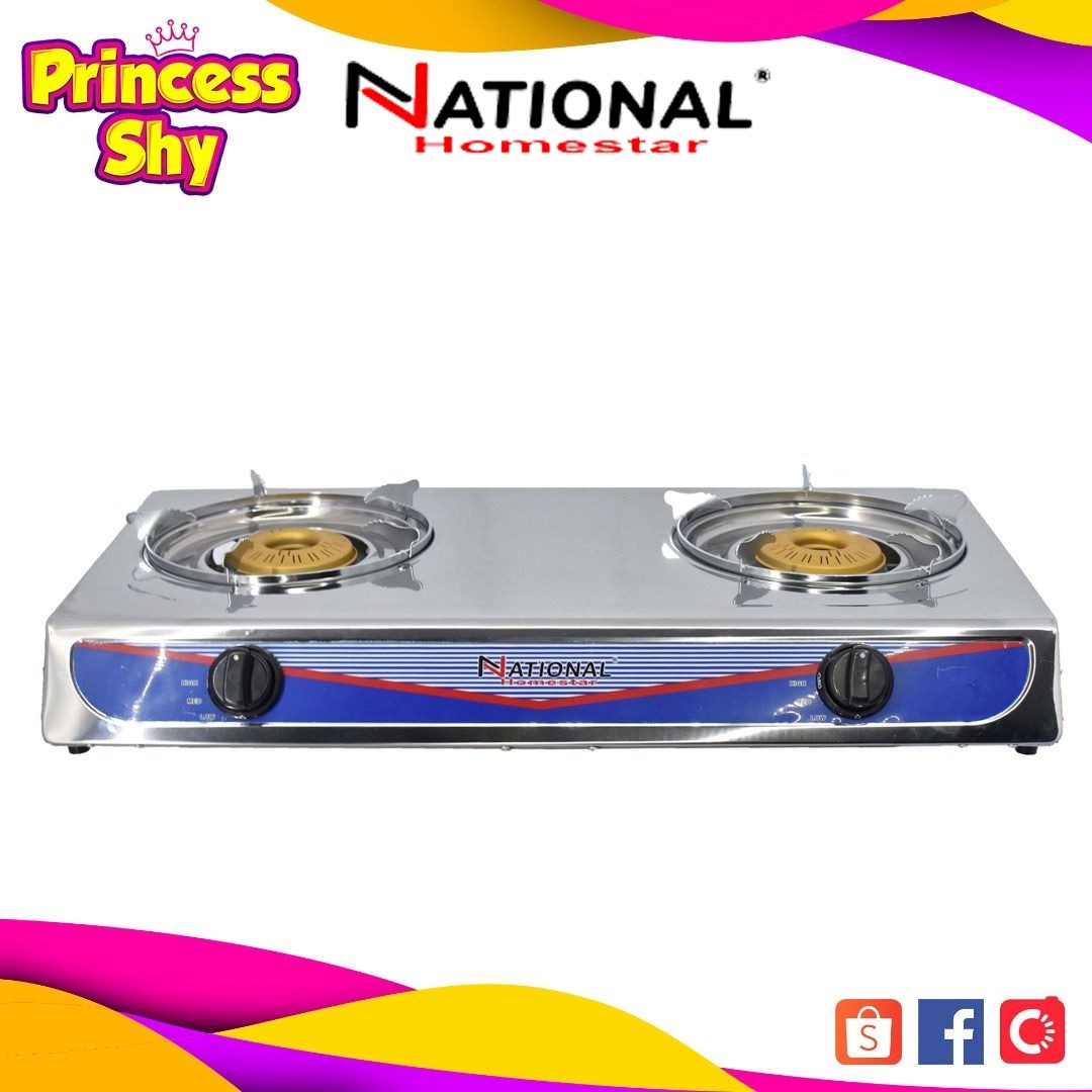 National Homestar Brand Double Burner (Stainless Body), TV & Home ...