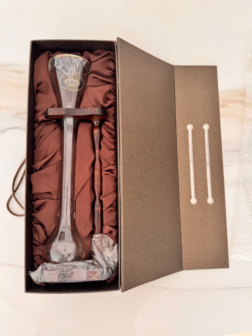Raffles Hotel Singapore Beer Glassware Set - Brand New, Furniture ...
