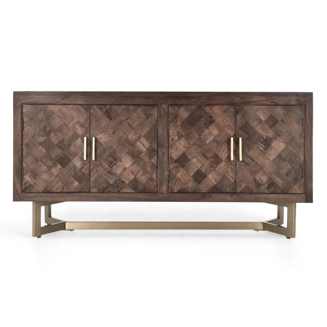 RILEY l Modern Lux l Buffet Cabinet 4 door, Furniture & Home Living, Furniture, Shelves ...