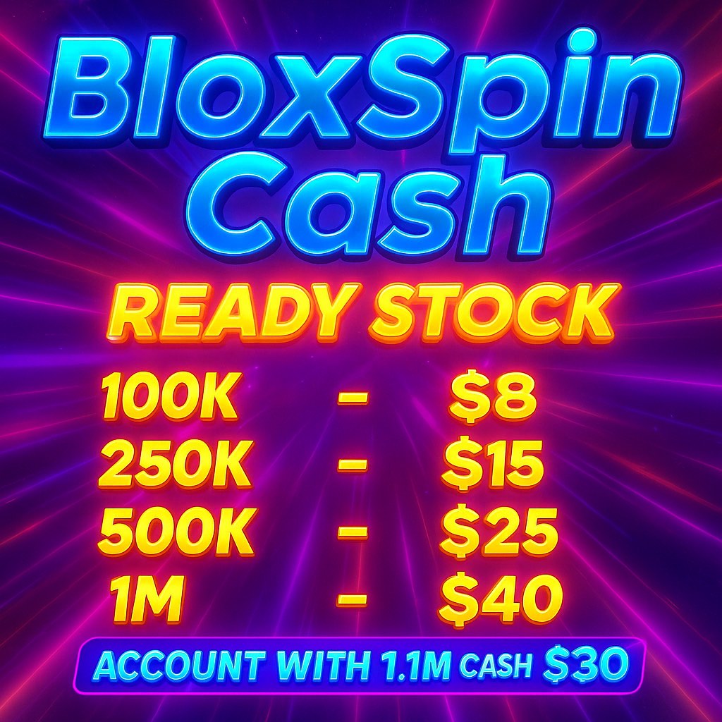 Roblox Blockspin Cash | Block Spin, Video Gaming, Gaming Accessories ...