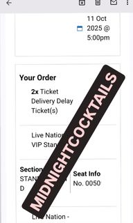 WTS 1x TWICE Concert VIP Seated Day 2 (12 Oct) At Original Price ...