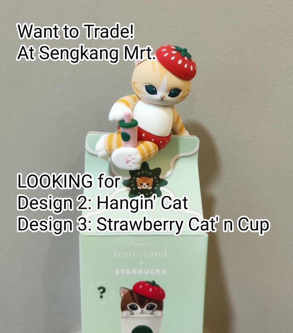 WTT: Starbucks Mofusand Cup Clips Trade, Everything Else on Carousell