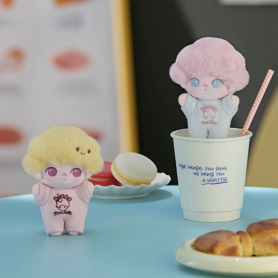 [100% Authentic] POP MART DIMOO Crush on Coffee Series-Soft-faced Plush ...