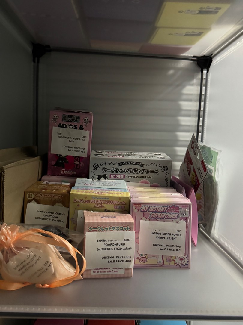 [BUMP w/ Freebies] Sale Sanrio, Top Toy, Miniso, Pop Mart Blind Boxes ...