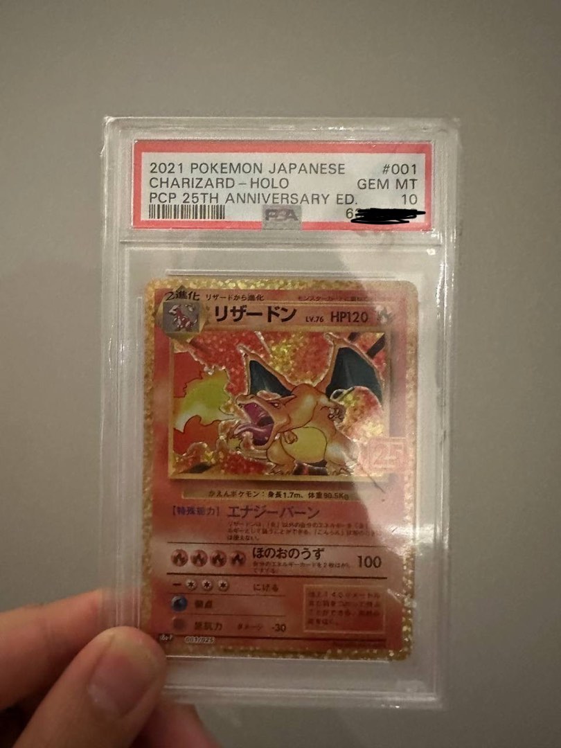 Charizard 25th Anniversary PSA 10, Hobbies & Toys, Toys & Games on ...
