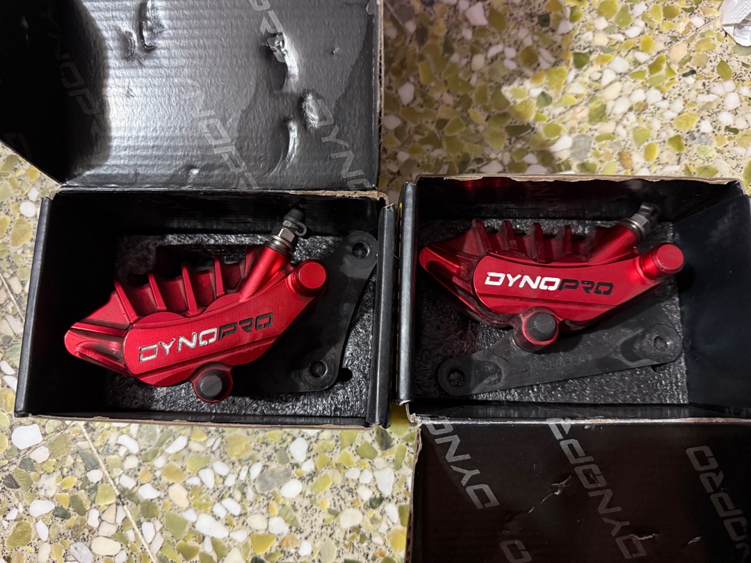Dynopro Aerox / nmax brake caliper, Motorcycles, Motorcycle Accessories ...