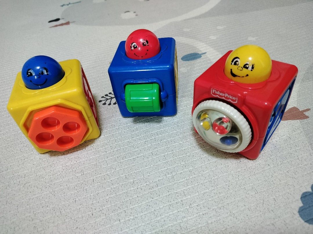 Fisher-Price Stack 'n Surprise Blocks, Babies & Kids, Infant Playtime ...