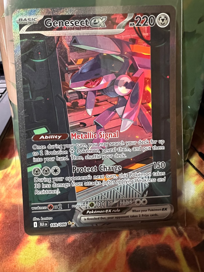 Genesect SIR english 169/086 black bolt, Hobbies & Toys, Toys & Games ...