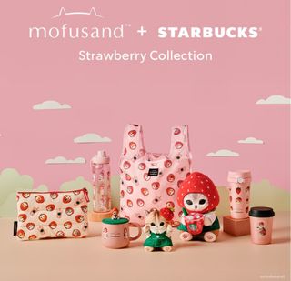 🍓[EXPERIENCED HTB] 🍓 Starbucks x Mofusand Strawberry Collaboration, Hobbies & Toys, Memorabilia ...