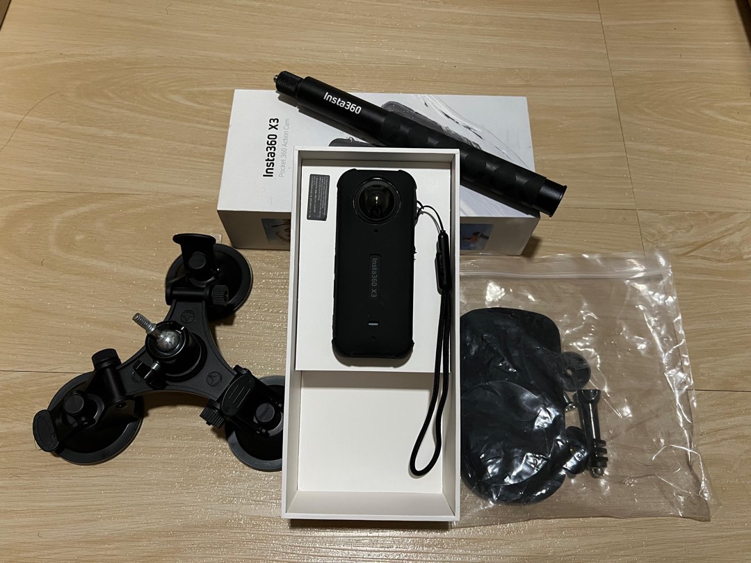 Insta360 X3 360 Action Camera - Complete Set, Photography, Cameras on ...