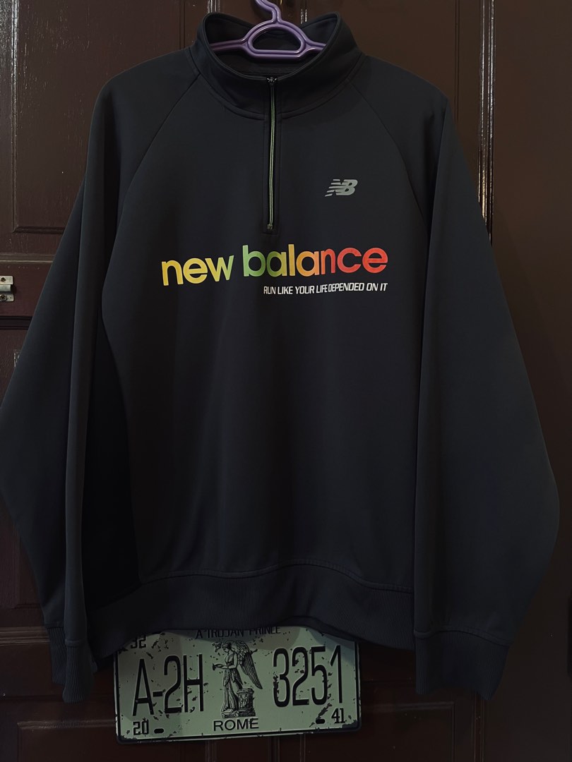 NEW BALANCE HALF ZIPPER, Men's Fashion, Coats, Jackets and Outerwear on ...