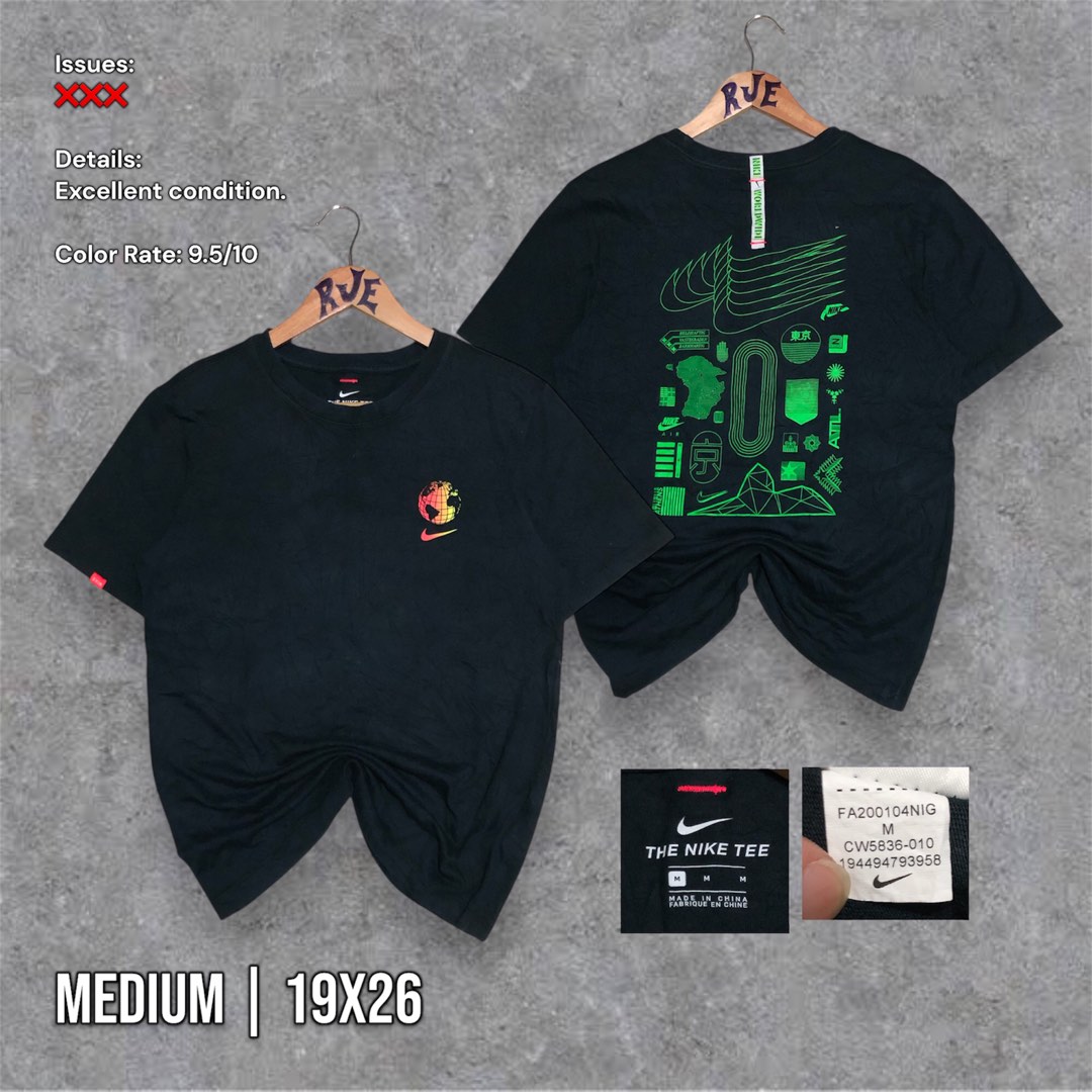 Nike Worldwide Globe Shirt, Men's Fashion, Tops & Sets, Tshirts & Polo ...