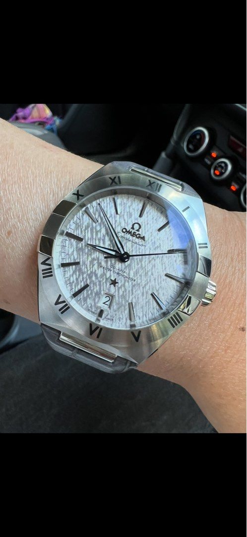 Omega Constellation 39mm Steel on Leather Strap, Luxury, Watches on ...
