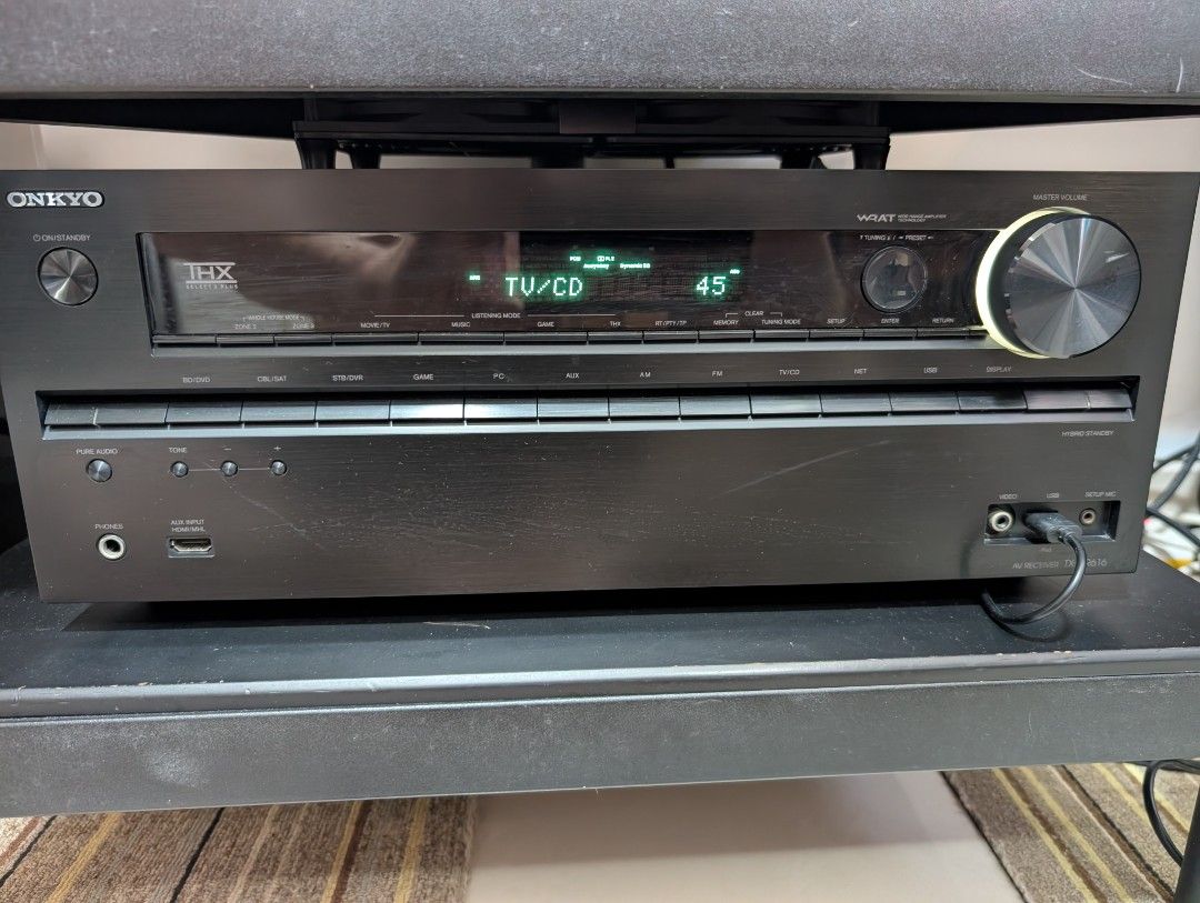 Onkyo TX-NR616 AV Receiver, Audio, Soundbars, Speakers & Amplifiers on ...