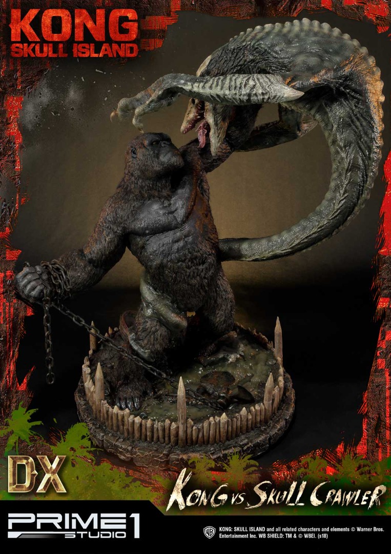 Prime 1 Studio Kong Skull Island, Kong vs Skullcrawler DX Version not ...
