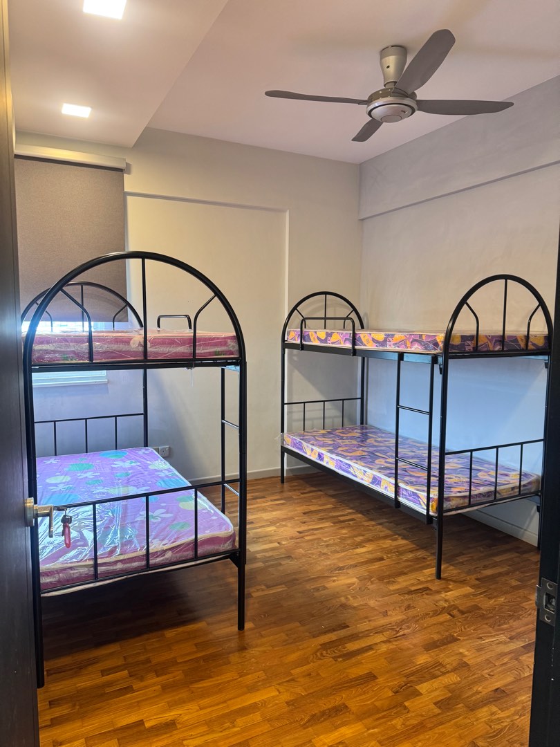 Singel Double Decker Metal Bunk Bed Frame, Furniture & Home Living ...