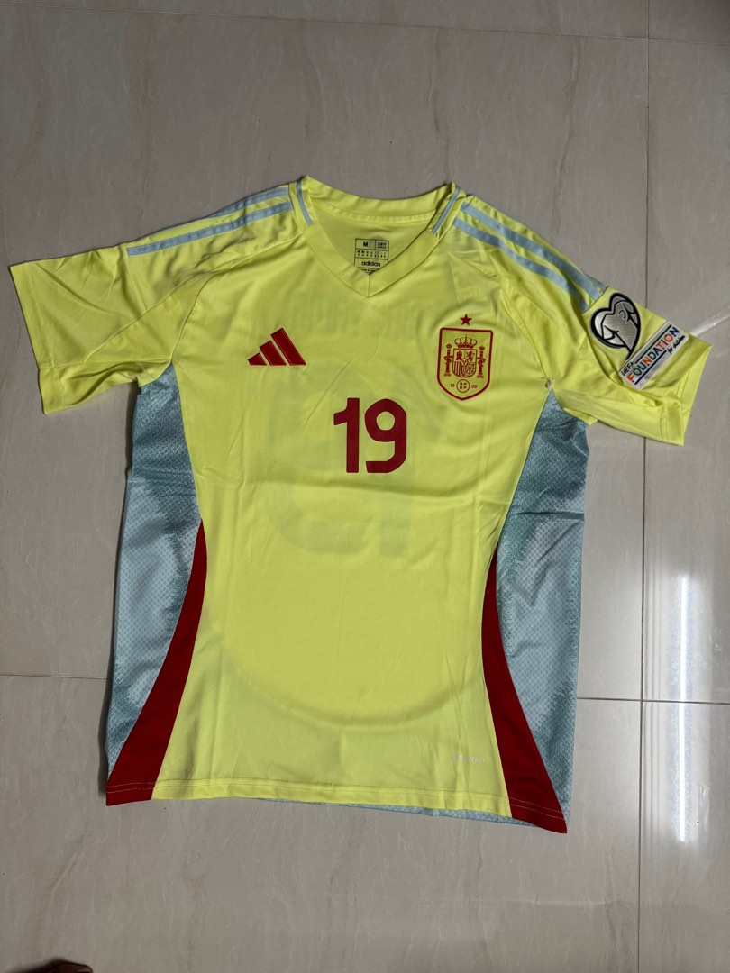 Spain 24/25 Player Version Jersey Lamine Yamal #19, Men's Fashion ...