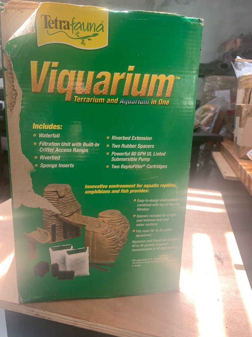Tetrafauna Viquarium Terrarium and Aquarium in One, Pet Supplies, Homes ...