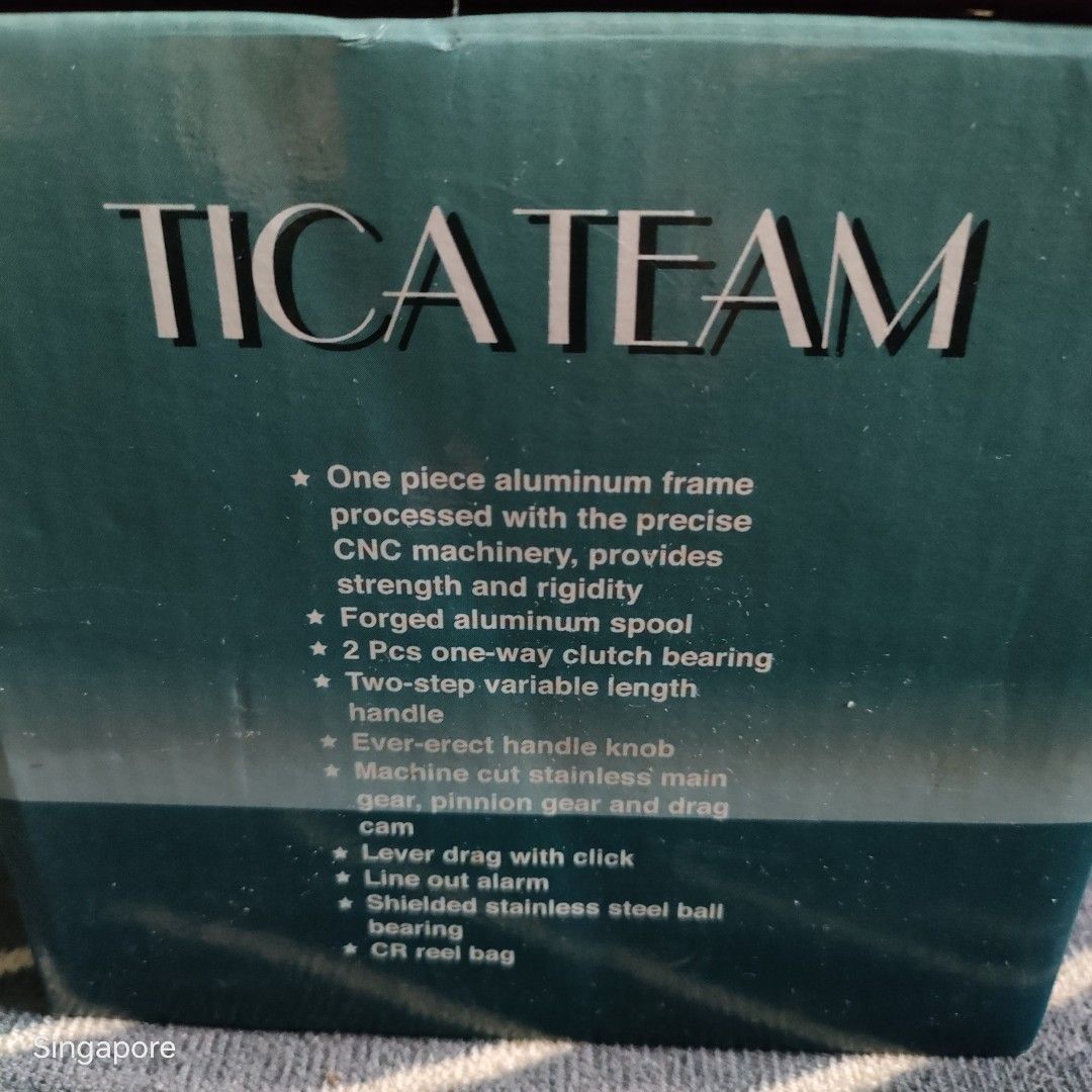 TICA Team ST12 Fishing Reel - Brand New, Sports Equipment, Fishing on ...