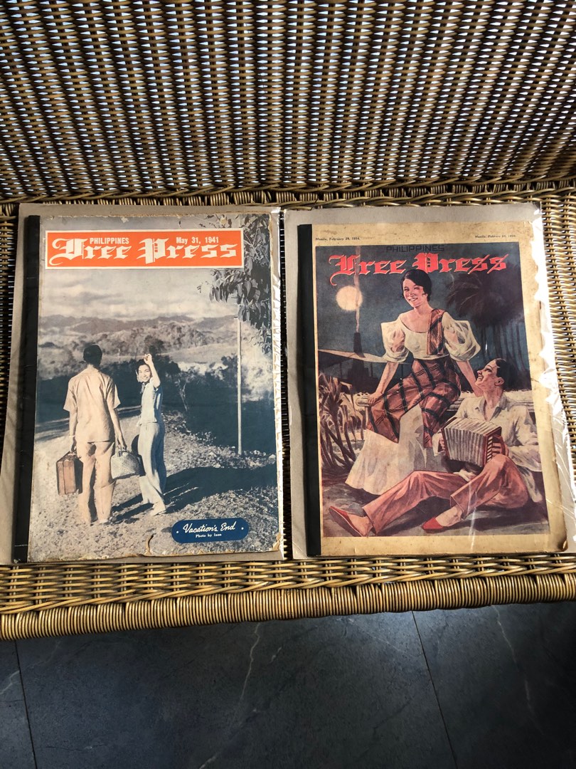 Vintage Magazine PHILIPPINES Free Press 2pcs, Hobbies & Toys, Books ...