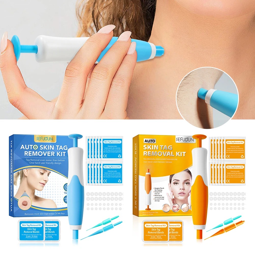 2 IN 1 Auto Micro Skin Tag Remover Device Standard And Micro Skin Tag ...