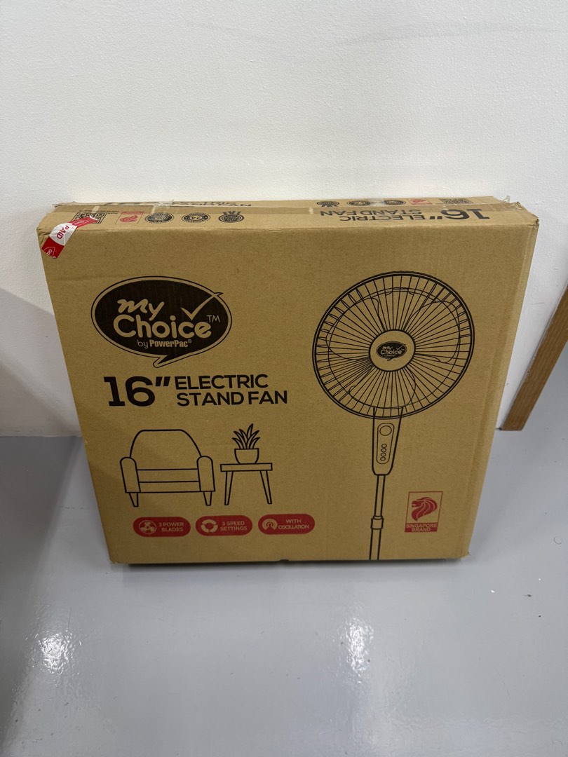 2x Units of My Choice 16" Electric Stand Fan, Furniture & Home Living ...