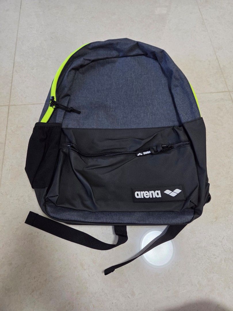 Arena Backpack - Black and Grey, Everything Else on Carousell