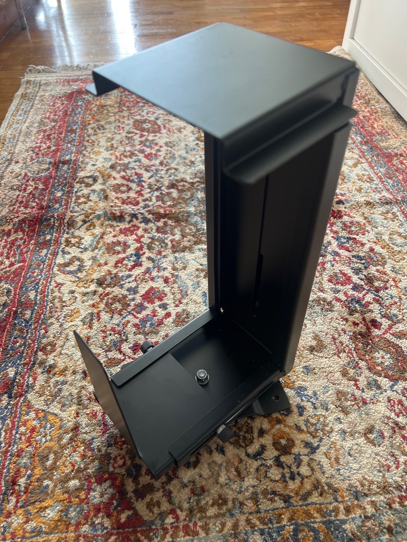 Black Metal Mounting Bracket for cpu desktop, Computers & Tech ...
