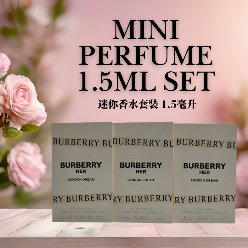 Burberry HER London Dream Eau De Parfum Mini Perfume Sample Vial 1.5ml ...