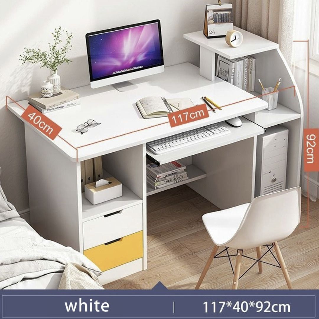 Computer Desk With Storage | Modern Writing Study Table | Functional ...
